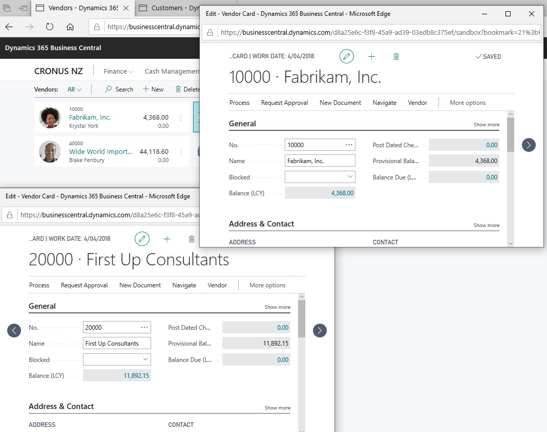 D365 Business Central : Multitasking Browser - That NAV Guy