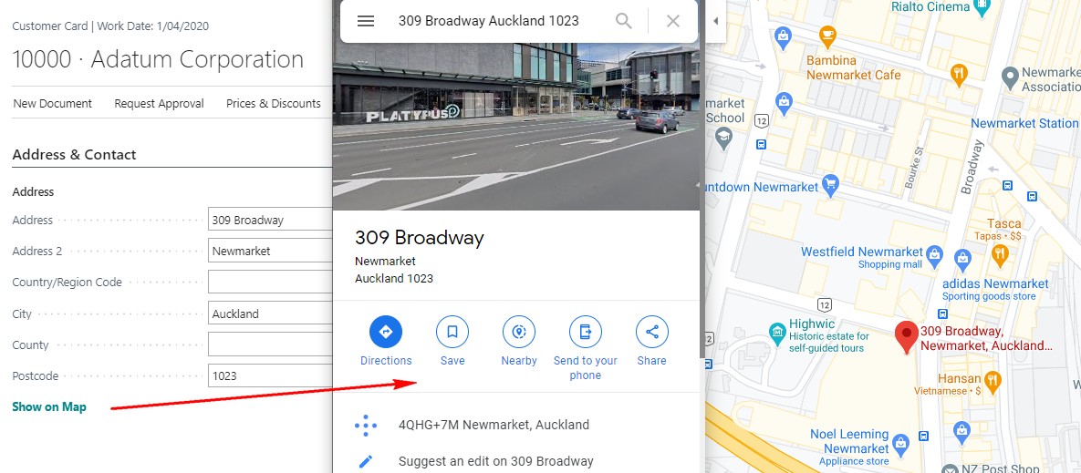 D365 Business Central Change Default Map From Bing To Google Maps That NAV Guy