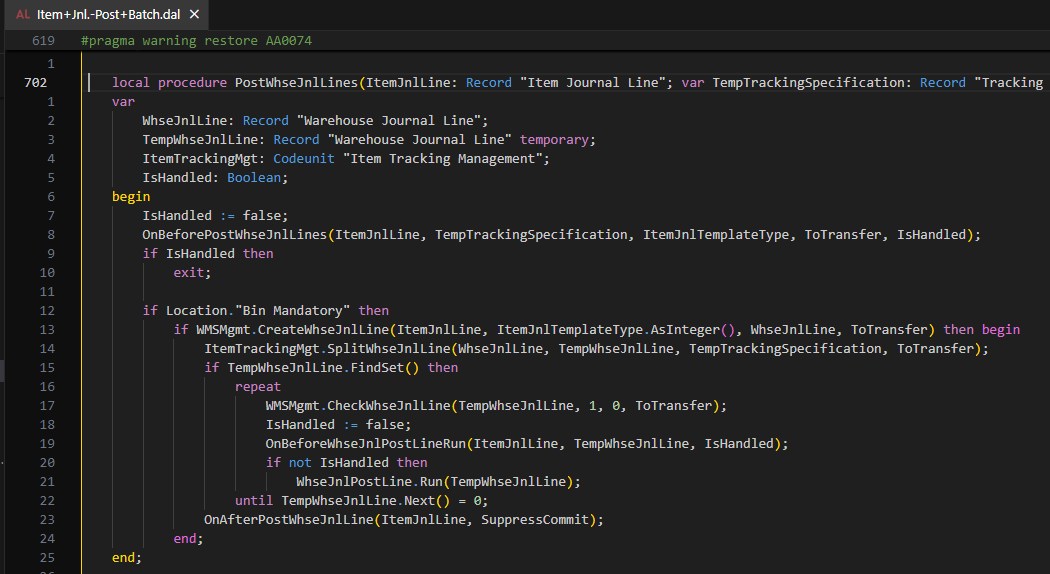 BC Friday Tips #35 Item Journal Posting and Warehouse Entries - That NAV Guy