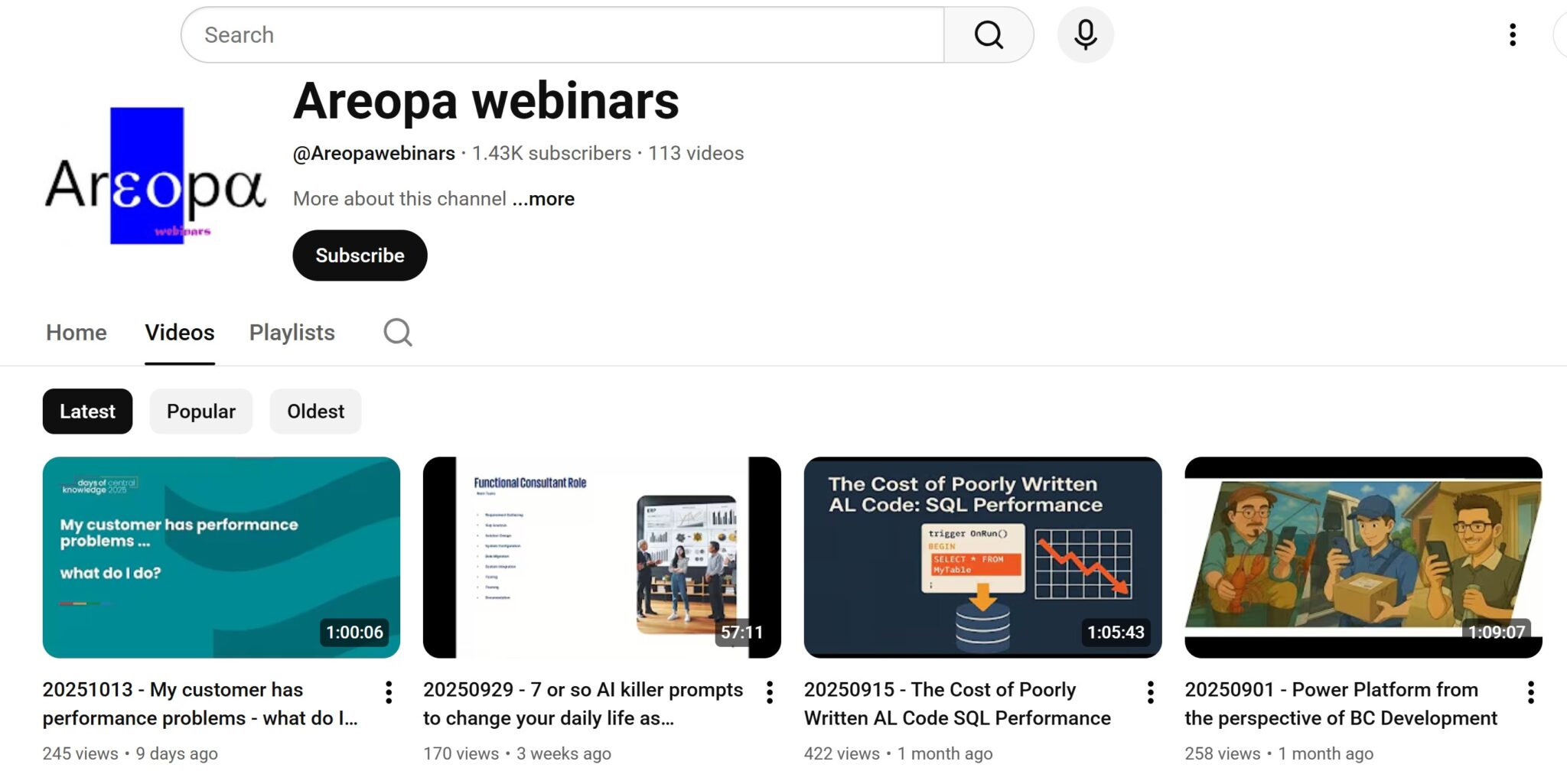 BC Friday Tips #53 Areopa Webinars - That NAV Guy